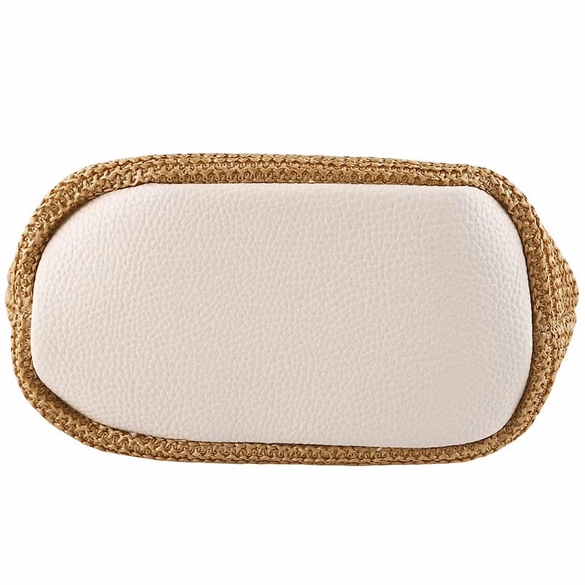 Summer Women Trend Straw Bags New Popular Hit Color Handbags 2023 Designer Solid Color Matching Tote Bag (beige)