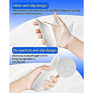 Battery Covers for Meta Quest 2 Controller,DUXICEPIN Replacement Battery Covers kits,Granular non-slip design,Replacement Parts Accessories,Compatible with Oculus Quest 2 Controller