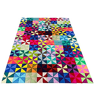 HANPATQUI 200PCS 4 x 4 inch Solid 100% Cotton Fat Quarters Fabric for Sewing and Quilting Bundles Precut Fabric Square for DIY Craft Patchwork