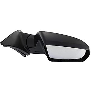 Kool Vue Left & Right Power Heated Door Mirrors Compatible With Toyota Tundra 2007-2013 Manual Fold Without Signal Light, Memory & Puddle Lamp Textured Standard Cab, With Cold Climate Specification