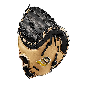 WILSON 2023 A2000® 1790SS 34” Baseball Catcher’s Mitt - Right Hand Throw, Blonde/Black