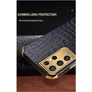 Alligator Pattern Back Ring Holder Phone case car Magnetic Four Corner Shockproof for Samsung Galaxy A71 A72 A82 A21S A02S A12 A52 A51 A32 A42 A50S A22 5G 4G Soft Back Cover(White,Samsung A71 4G)