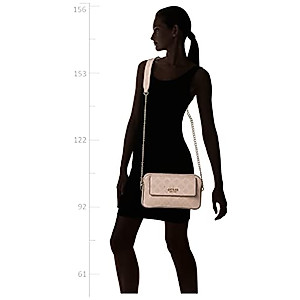 GUESS Sirrah Double Zip Crossbody, Buff Logo