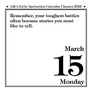 Life's Little Instruction 2021 Day-to-Day Calendar