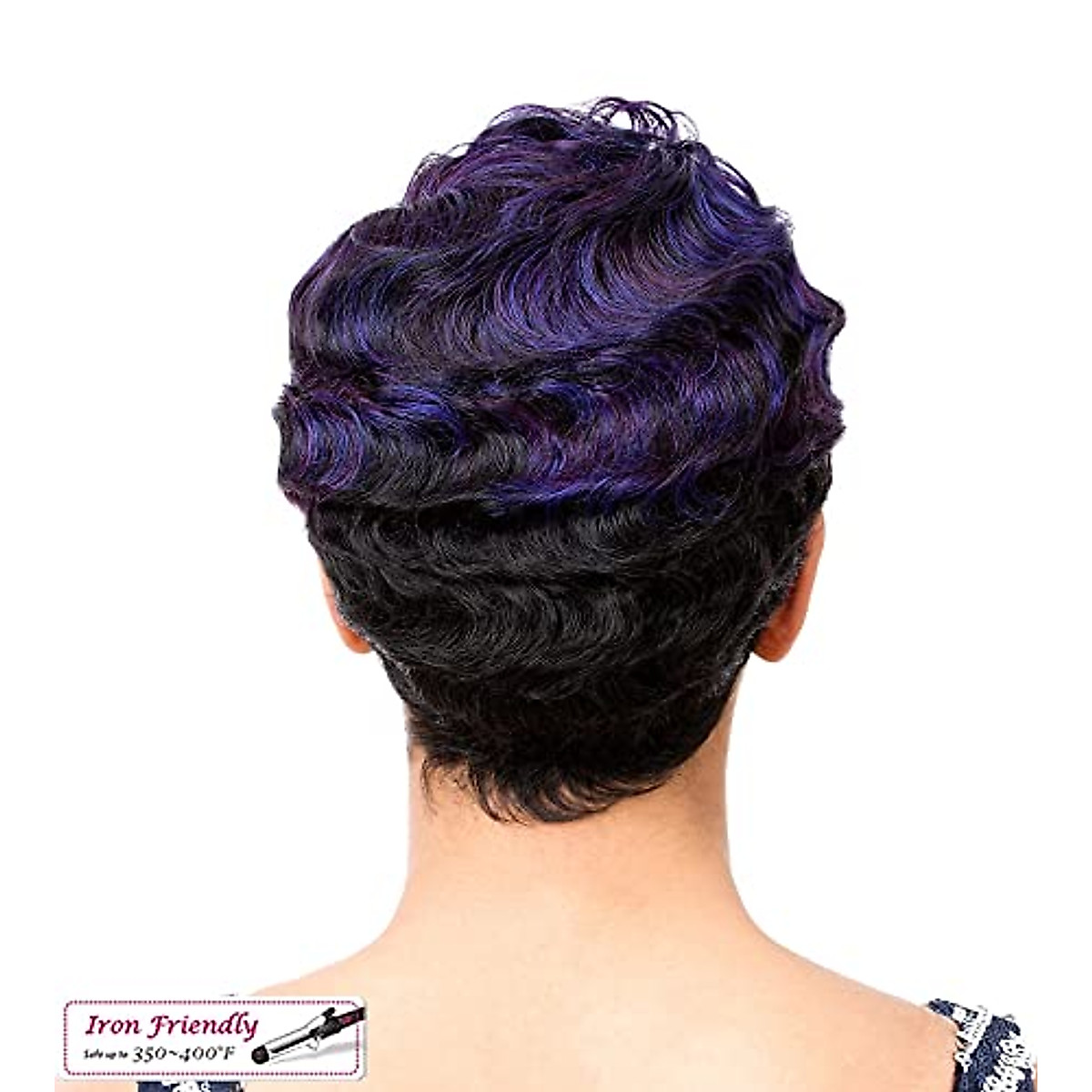 it's a wig! Synthetic Hair Wig Nuna (1 - JET BLACK)