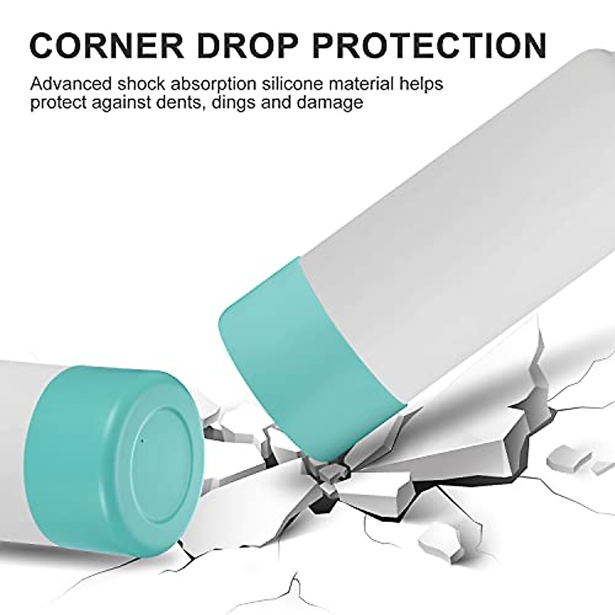 CHEETAH Protective Boot for Hydroflask Water Bottle 12oz - 40oz, BPA Free Bottom Silicone Sleeve Cover, Compatible with All Water Bottles with Bottom Width of 2.87-3.56in (12-24oz, Alpine)