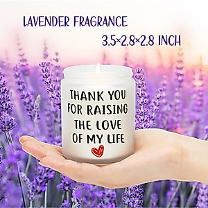 AREOK Christmas Gifts for Mother in Law Gifts from Daughter Son in Law - Gifts for Boyfriends Mom Mother of The Groom Bride Gifts, Best Future Mother in Law Gifts Wedding Birthday, Lavender Candle