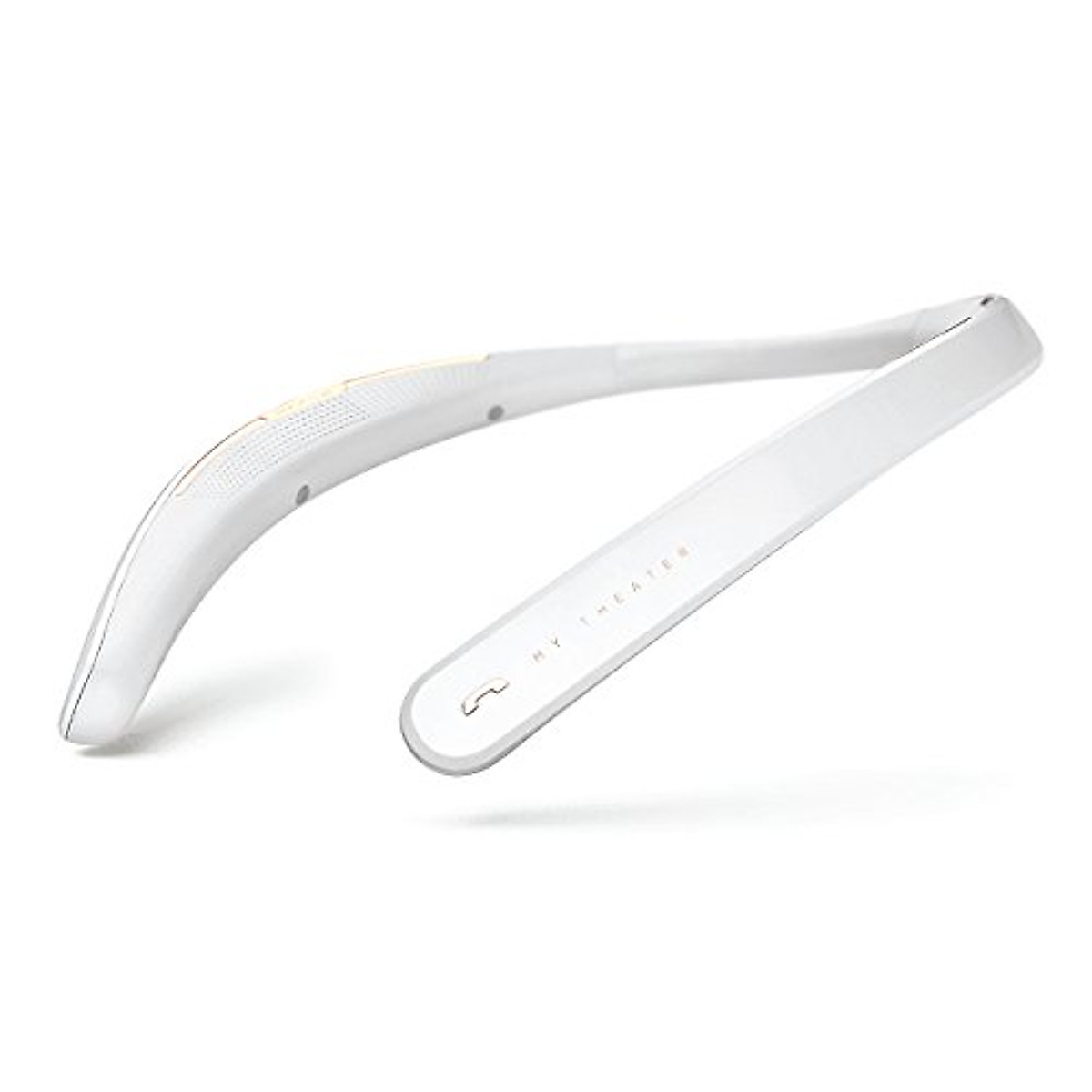 My Theater Wearable Neckband Bluetooth Speaker Universal, White (EM-W100UWH)