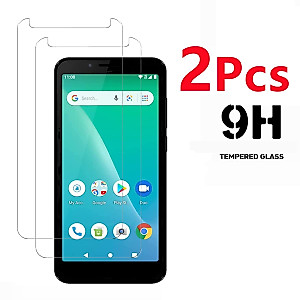 AISELAN for Schok Volt SV55 SV55216 Glass Screen Protector, [2 Pcs] High-Defintion Clear Scratch-Resistant Easy Installation Screen Tempered Glass for Schok Volt SV55 SV55216