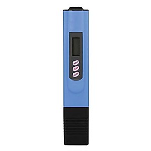 TDS Meter, 1ppm Resolution Water Meterr,LCD Display, Temp Portable Pen Type Meter, for Drinking Water, Aquariums, and More(Blue)