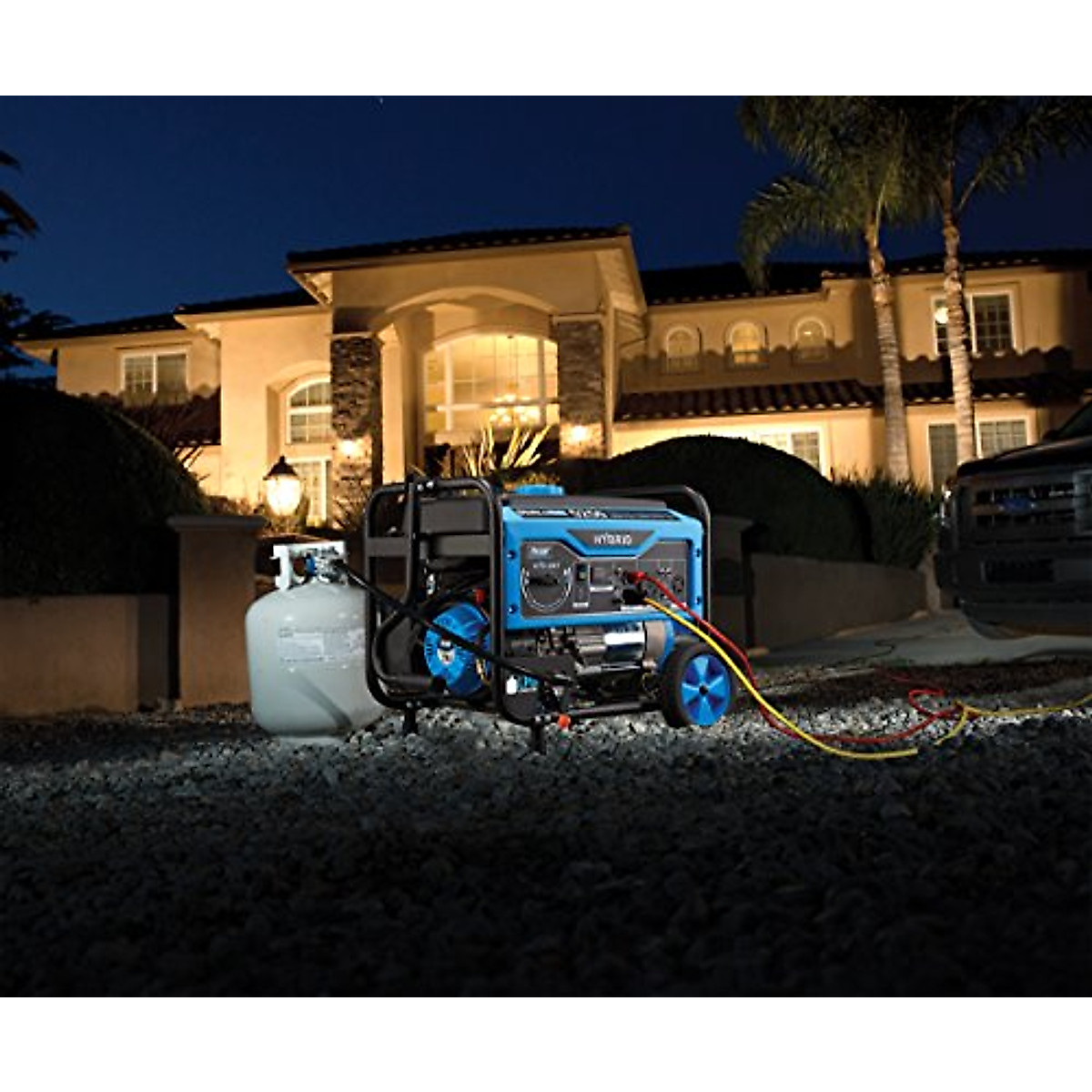Pulsar 5,250W Dual Fuel Portable Generator with Switch and Go Technology, PG5250B
