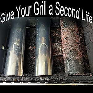 SUONA 15 5/8 Inch SS Heat Plates Shield for Kenmore 148.45961610 148.23683310 148.20125510 148.16656011 148.34176411 Grill Replacement Parts for Master Forge P3018 SH3118B Heat Diffuser 4 Pack ST-45-4