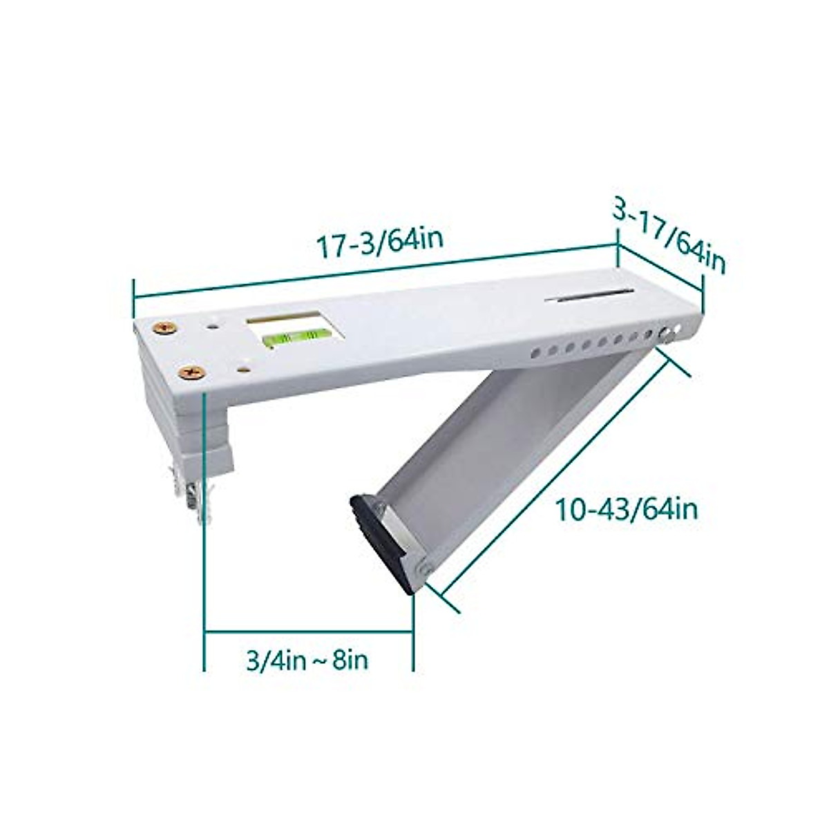 Daisypower Window Air Conditioner Bracket Heavy Duty, Sturdy Structure Supports Up to 165 lbs, Designed A/C Units 9,000 to 22,000BTU