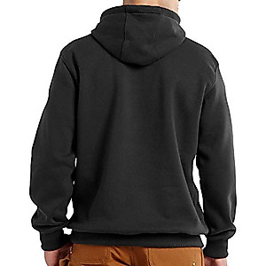 Carhartt Men's Rain Defender Loose Fit Heavyweight Sweatshirt, Black, Large