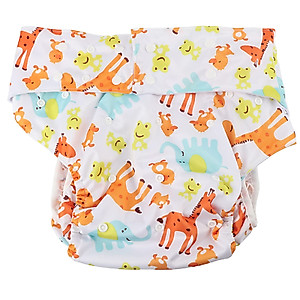 Adult Diapers, Washable Incontinence Underwear for Women Adjustable Elderly Diapers Breathable Adult Diaper for Elderly Anti-Leakage Adult Diapers Underwear Cloth Diaper(A51)