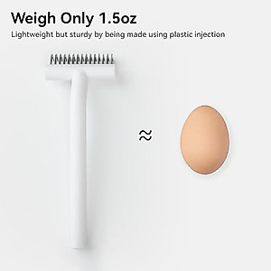 aumuca Cat Brush for Long Haired Cats, Dog Brush for Shedding Grooming Small Medium Dogs, Deshedding Dog Brush Dematting Comb for Dogs Remove Loose and Matted Fur, Pet Grooming Undercoat Rake, White