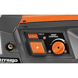 Ridgid 18-Volt 60K BTU Hybrid Forced Air Propane Portable Heater with 18-Volt Lithium-Ion 2.0Ah Battery and Charger Kit