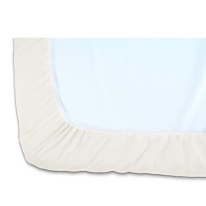 Cradle Mattress and Sheet Combo,Color: Ecru, 18x36