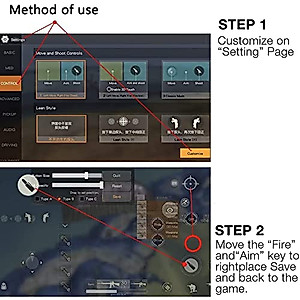 SJLCYZS Mobile Phone Game Triggers, Mobile Game Controller, Sensitive Shoot and Aim Trigger L1R1 for PUBG Mobile/Fortnite Mobile/Call of Duty Mobile, Compatible with Android iOS Phones