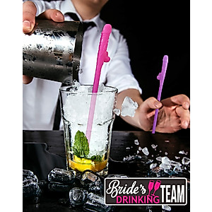 10 Bachelorette Party Straws, Bachelorette Party Decorations, Pennis Drinking Straws, Willy Straws, Hen Straws Naughty