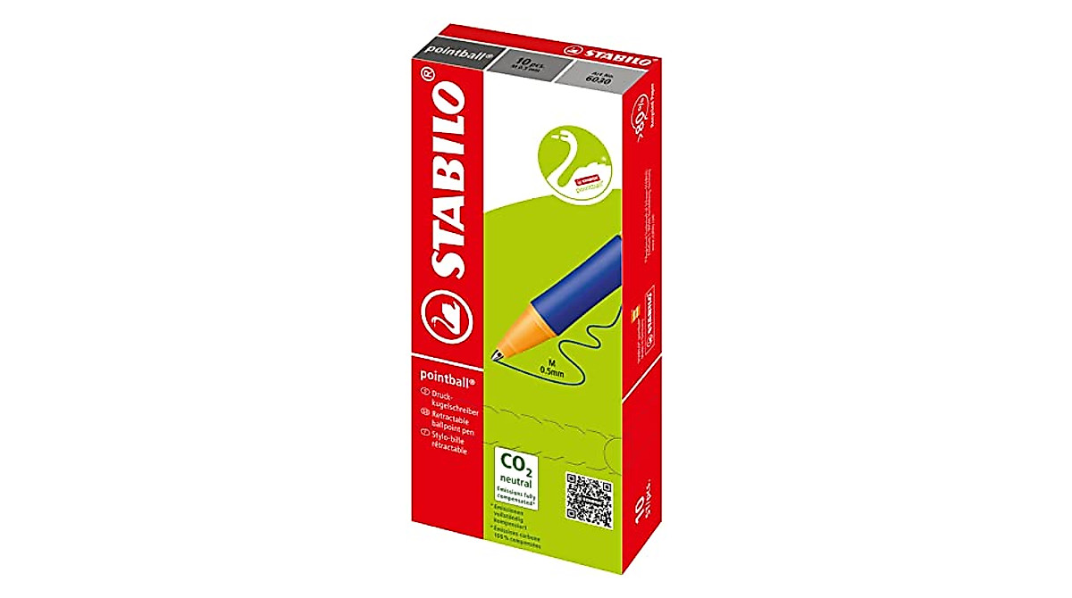 Buy STABILO pointball - Black Box of 10 Pens