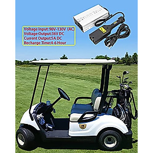KEYHAO 36 Volt Charger for Golf cart Battery Charger for Ez Go Club Car EZgo TXT(D Style Plug)