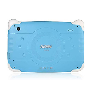 Fusion5 7" KD095 Kids Tablet PC - 64-bit Quad-core, Android 8.1 Oreo, WiFi, Parental Controls, Kids Learning Tools, 32GB Storage, Dual Cameras, Kids apps, Tablet PC for Kids (Blue)