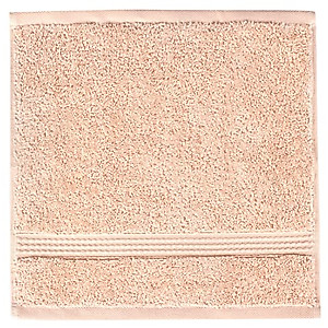 Maura Personalized Towels Super Soft, Highly Absorbent, Bathroom Towel Sets, 100% Cotton USA Monogrammed Gifts (Washcloths - Set of 2, Pearl Blush)