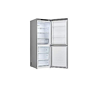 LG LRBNC1104S 24" Bottom Freezer Refrigerator with 10.8 Cu. Ft. Capacity, Door Cooling+, Smart Inverter Compressor, Tempered Glass Shelves, Digital Controls, PrintProof™ Finish, ENERGY STAR® Qualified