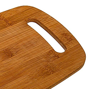 Luciano Housewares, Beige Classic Bamboo Cutting Board, 12.6 x 7.87 inches, 12.75 x 7.87