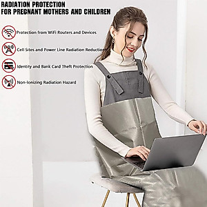 Faraday Fabric Made from Copper and Nickle, Faraday Fabric Conductive DIY Military Grade Faraday Fabric (43.3in 78.7in)