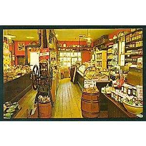 Village Green Restaurant Motor Inn Country Store Massachusetts MA Vintage Postcard