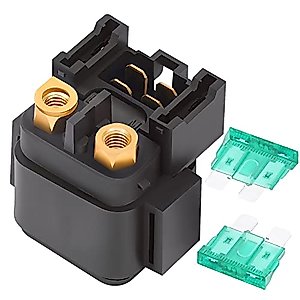 JCKLW Starter Solenoid Relay for Yamaha ATV YFM 350 400 450 660 Raptor Grizzly Kodiak Wolverine Big Bear Bruin Rhino XVS650 V-Star XV1600 XV1700 Road Star 2003 2004 2005 2006 2007 2008
