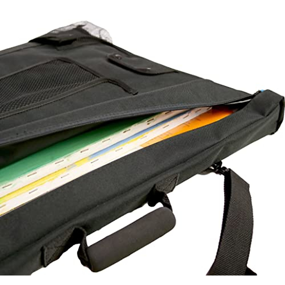 Florence 20"x26" Convertable Art Bag With Backpack Straps, T-Square Sleeve, Brush Holder, Tube Holder and Foam Handle