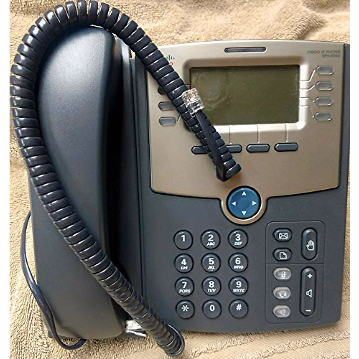 DIY-BizPhones 5-Pack of Gray 9' Ft Cisco Compatible Handset Receiver Cords IP Phone 7800 7900 8800 SPA Series 7841 7861 7940 7941 7942 7945 7960 7961 7962 8811 8841 8851 Charcoal Curly Coil Lot