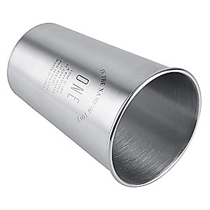Stainless Steel Bottle, Stainless Steel Mug 4.9 * 3.5In Mug, Stainless Steel Measuring Cup Stainless Steel Cups for Drinks Coffee Water