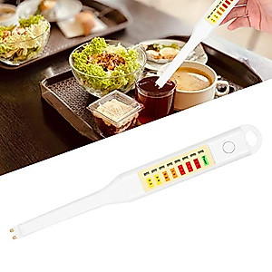 Salinity Meter Food Salinity Tester Food Salt Analysis Hand-Held Salinity Detector Meter Detector Sensitive Response Salinity Tester with LED Display