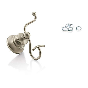 Moen YB9803BN Waterhill Robe Hook, Brushed Nickel