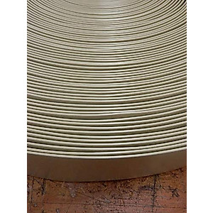 NickHouse 1.5" Vinyl Chair Strapping Outdoor Patio Furniture Repair 20' Matte Finish (Driftwood) + 20 Rivets!