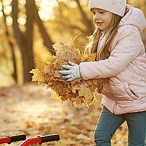 Evridwear Boys Girls Magic Stretch Gripper Gloves 3 Pair Pack Assortment, Kids One Size Winter Warm Gloves Children (6-8Years, 3 Pairs Heart Printing)