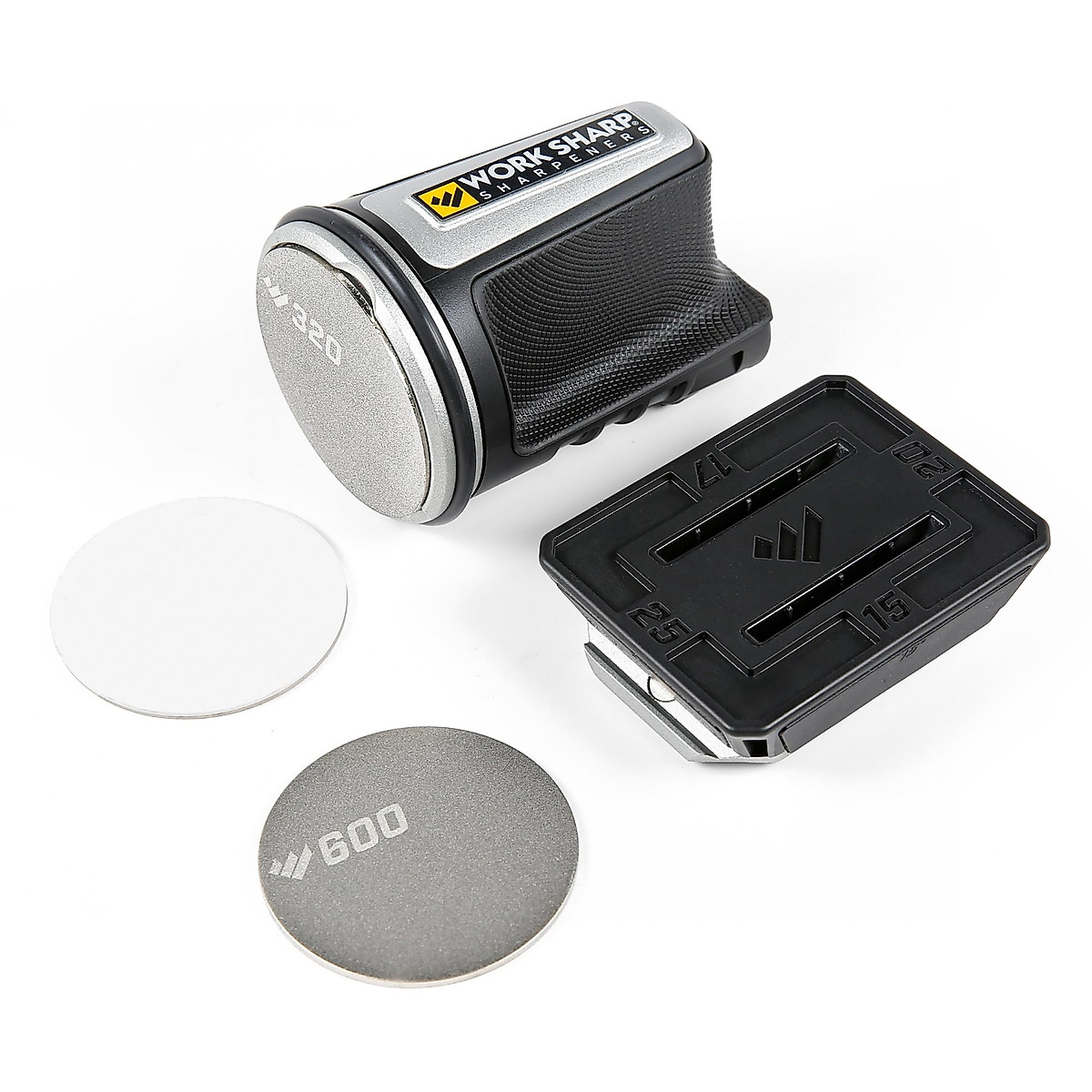 Work Sharp Rolling Knife Sharpener, Compact Manual Knife Sharpener for travel and storage