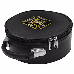 Knights Templar Commandery Crown Cap Case - Black