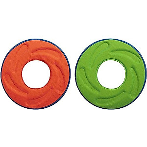ChuckIt! Zipflight Flyer Dog Frisbee & Dog Toy that Floats; Gentle On Dog's Teeth and Gums; Medium