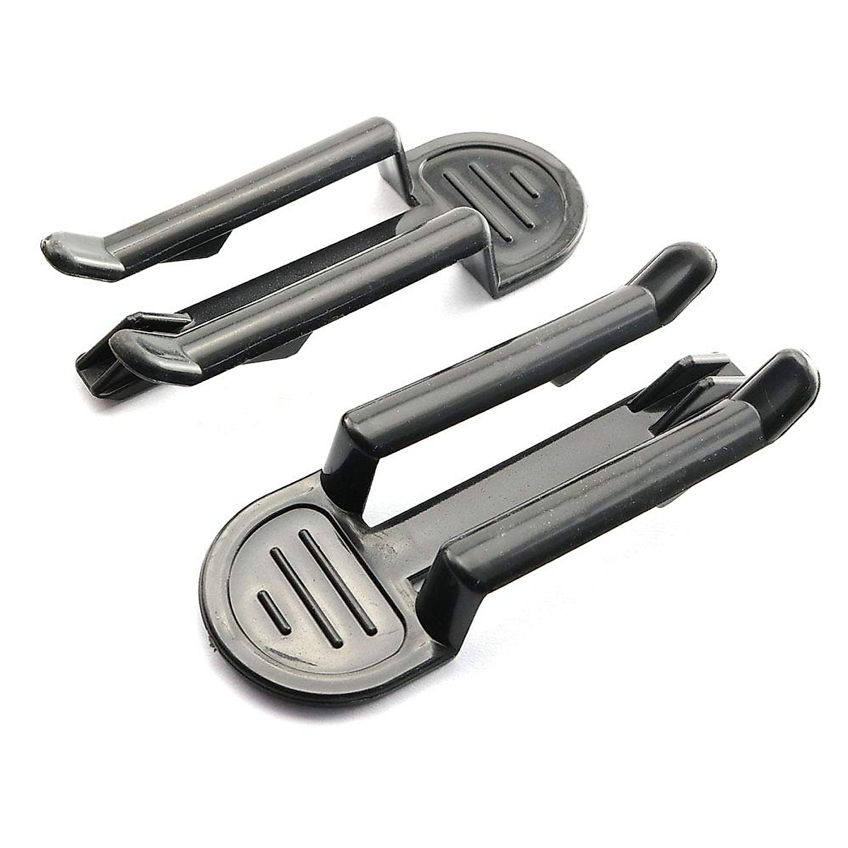 Pro Bamboo Kitchen 20pcs Black Trash Can Bag Clip Garbage Can Clamp 8x3.2cm for Home and Kitchen