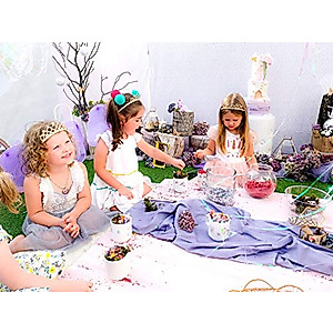 Talking Tables Pink Tiara Wand Set Perfect for Girls Birthday, Baby, Bridal Shower, Pretty Princess, Fairy, Butterfly Party, B, One Size