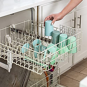 Grow Forward Kids Bamboo Cups - Kids Cups with Straws and Lids - Eco Friendly BPA Free - Dishwasher Safe - Straw Cups for Kids with Silicone Lids and Sleeves - Drinking, Smoothies - Rainforest