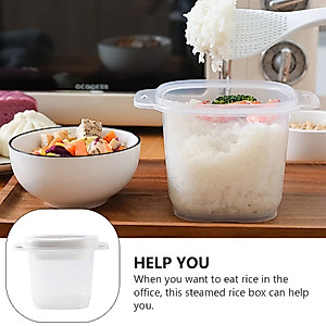 Microwave Rice Cooker Food Container: 2pcs Pasta Cooker Maker Oven Rice Cooker Steamer Microwave Cookware for Rice Chicken Pasta