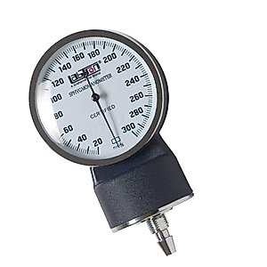 Graham-Field 2315BL Labtron Aneroid Manometer Gauge for Manual Blood Pressure Devices, White Faceplate + Blue Housing