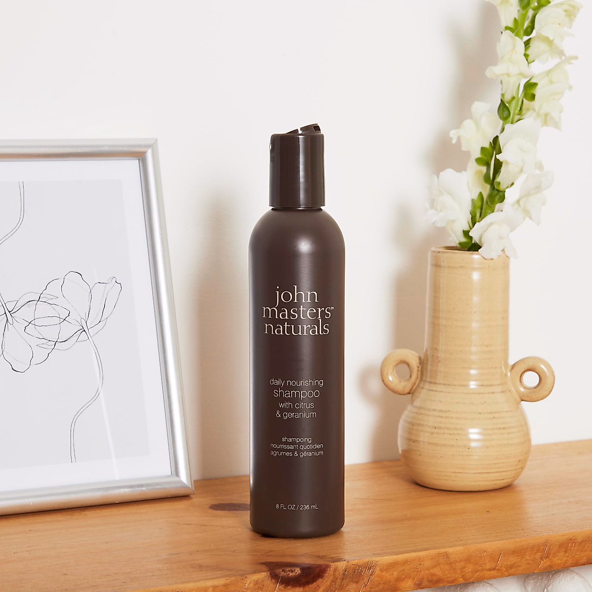 JOHN MASTERS Citrus And Geranium Daily Nourishing Shampoo, 236 ML