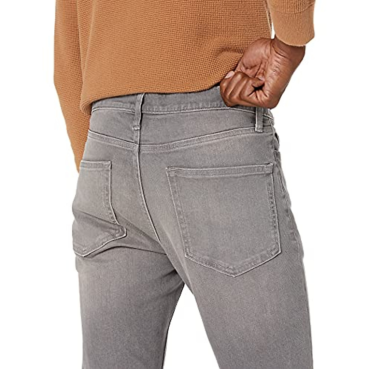 Amazon Essentials Men's Skinny-Fit Comfort Stretch Jean (Previously Goodthreads), Grey, 32W x 30L